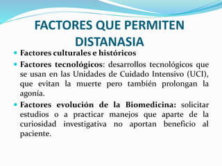 Eutanasia, ortotanasia y distanasia | PPTX