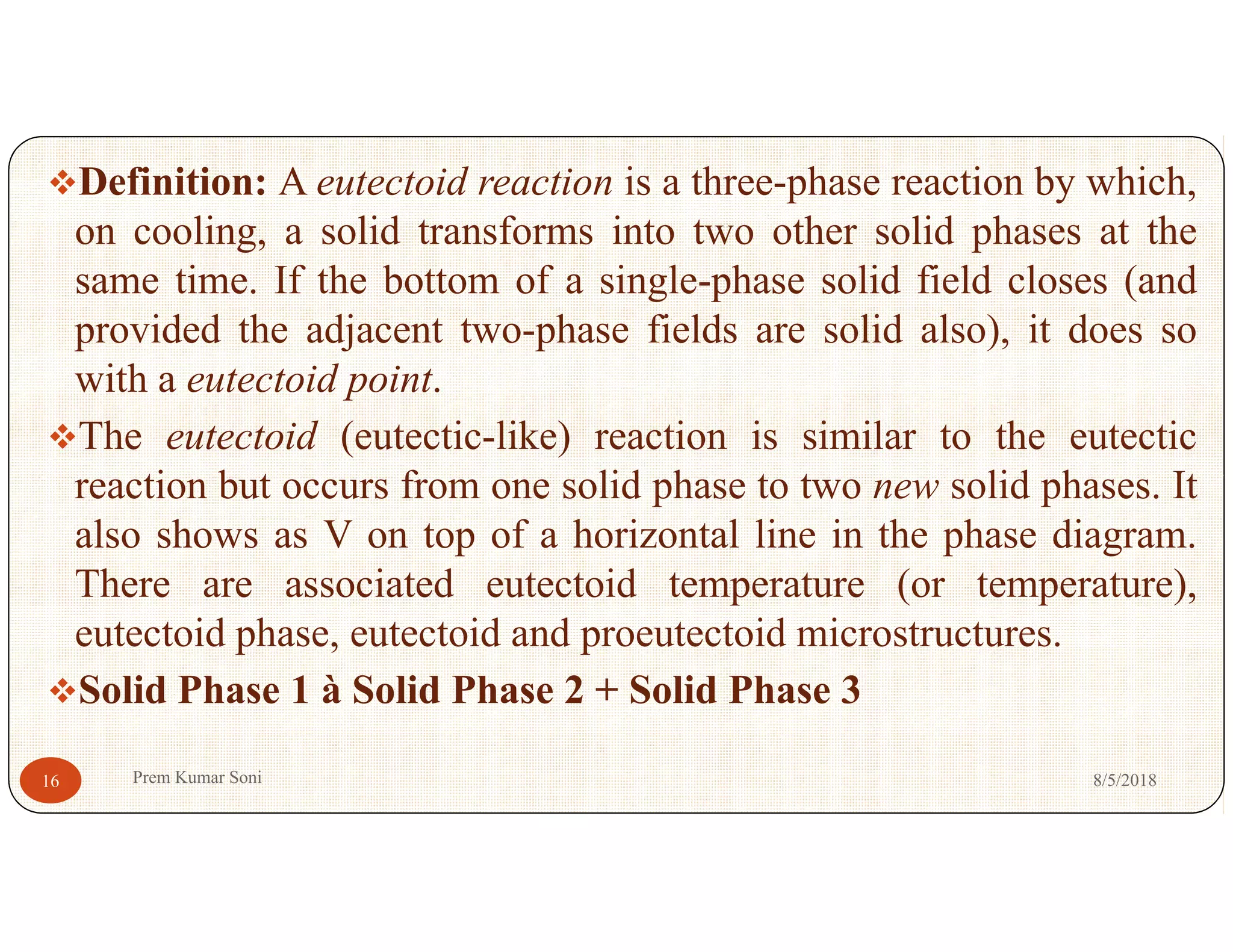 Eutectic Eutectoid Peritectoid Peritectic Pdf