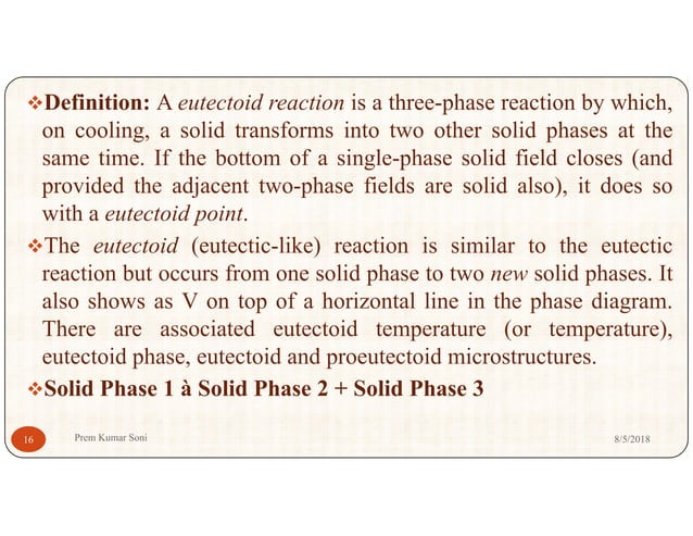 Eutectic, eutectoid, peritectoid, peritectic | PDF | Chemistry | Science