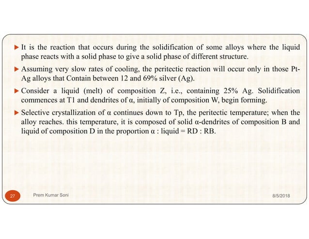 Eutectic, eutectoid, peritectoid, peritectic | PDF | Chemistry | Science