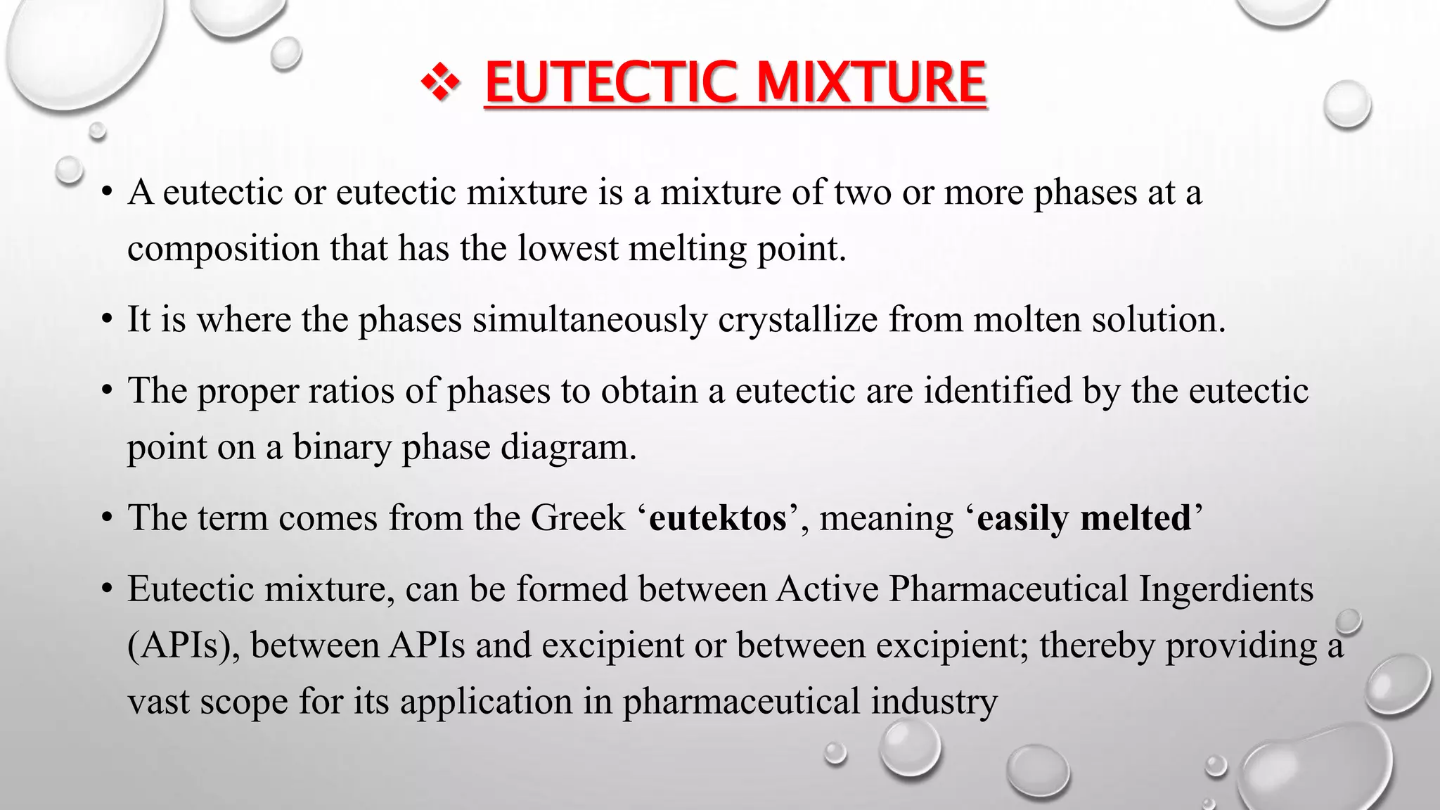 State of matter and properties of matter (Part-3) (Eutectic mixture) | PPTX