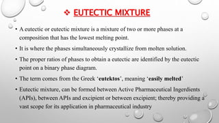 State of matter and properties of matter (Part-3) (Eutectic mixture) | PPTX
