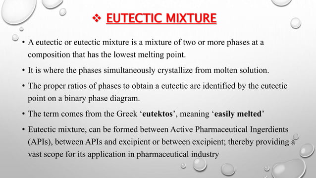 State of matter and properties of matter (Part-3) (Eutectic mixture ...