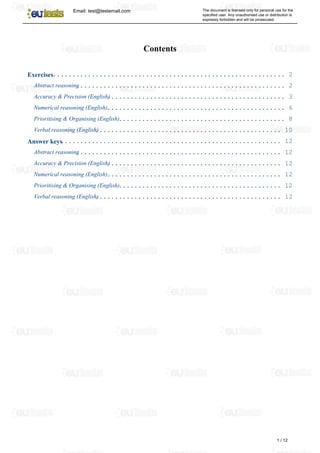 Eutests demo test | PDF