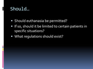 Euthanasia | PPTX