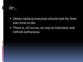 Euthanasia | PPTX