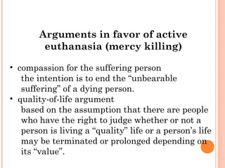 Euthanasia | PPT