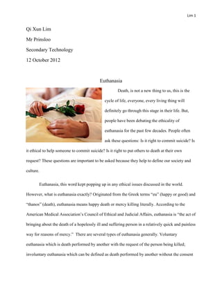 Euthanasia | PDF