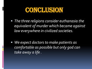 Euthanasia | PPTX
