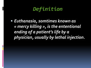 Euthanasia | PPTX