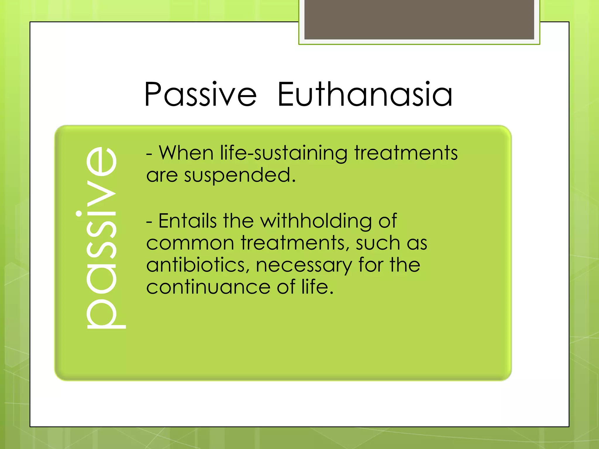 Euthanasia | PPT