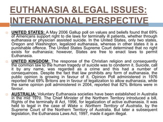 Euthanasia | PPTX | First Aid | Injuries