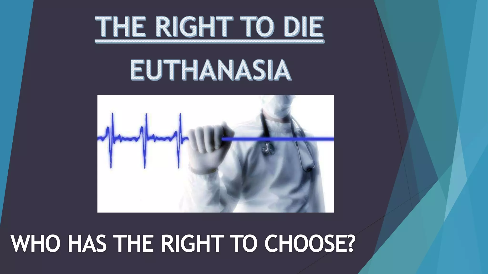 Euthanasia - The Right to Die | PPT