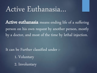 Euthanasia | PPTX