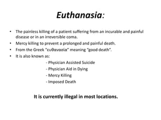 Euthanasia | PPT