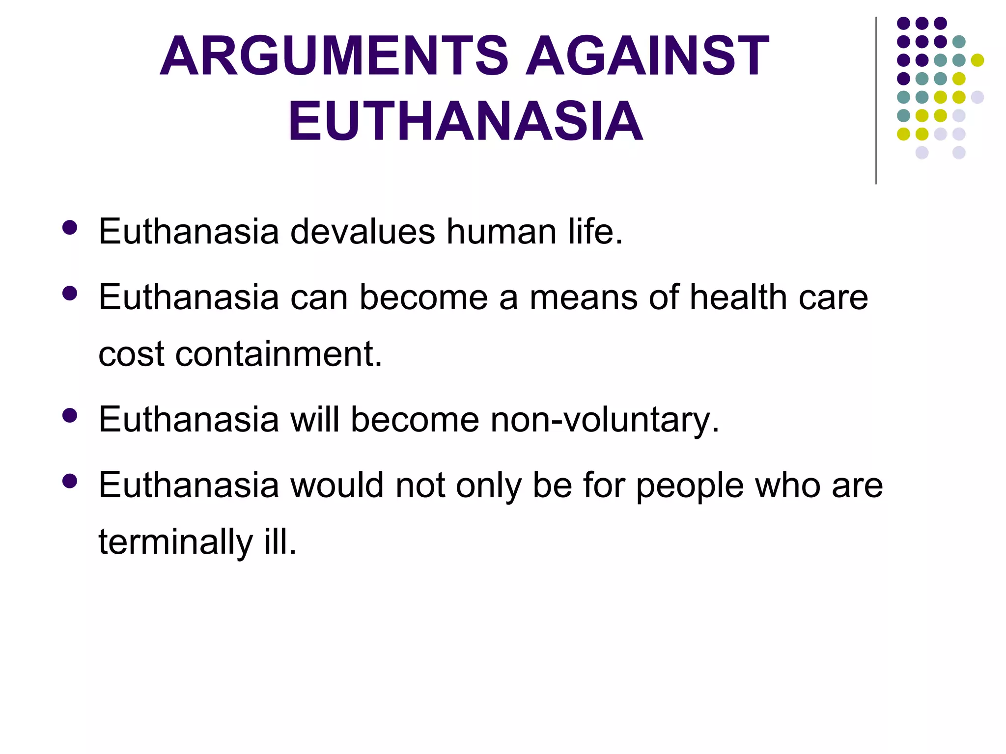 Euthanasia presentation | PPT