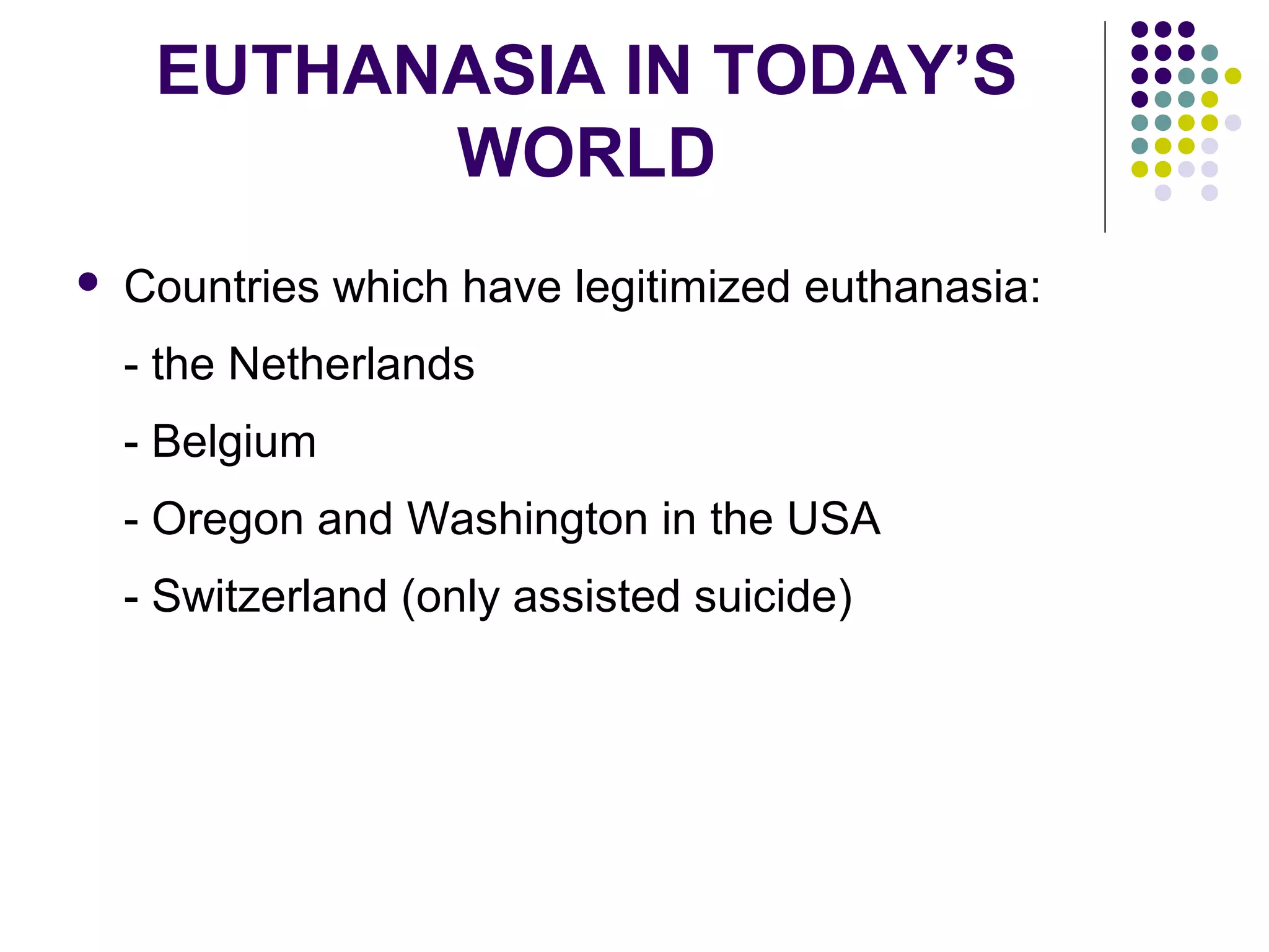 Euthanasia presentation | PPT