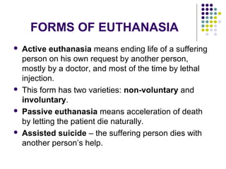 Euthanasia presentation | PPT