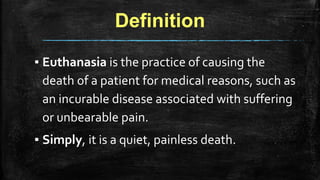 Euthanasia | PPT