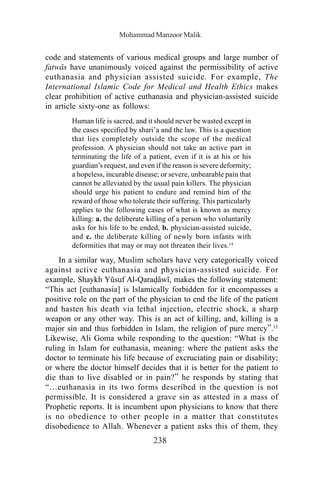 Euthanasia: An Islamic Perspective | PDF