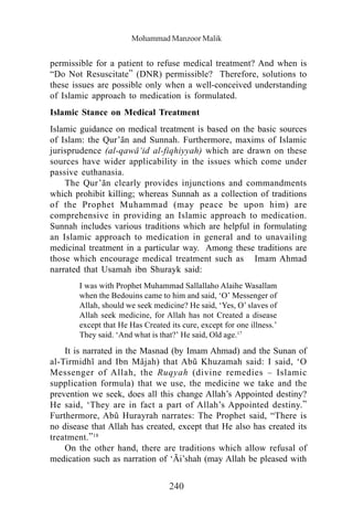 Euthanasia: An Islamic Perspective | PDF