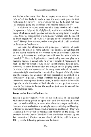 Euthanasia: An Islamic Perspective | PDF