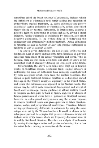 Euthanasia: An Islamic Perspective | PDF