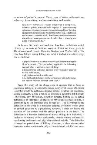 Euthanasia: An Islamic Perspective | PDF