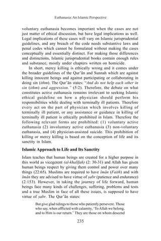 Euthanasia: An Islamic Perspective | PDF
