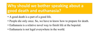 Eutanazija | PPTX