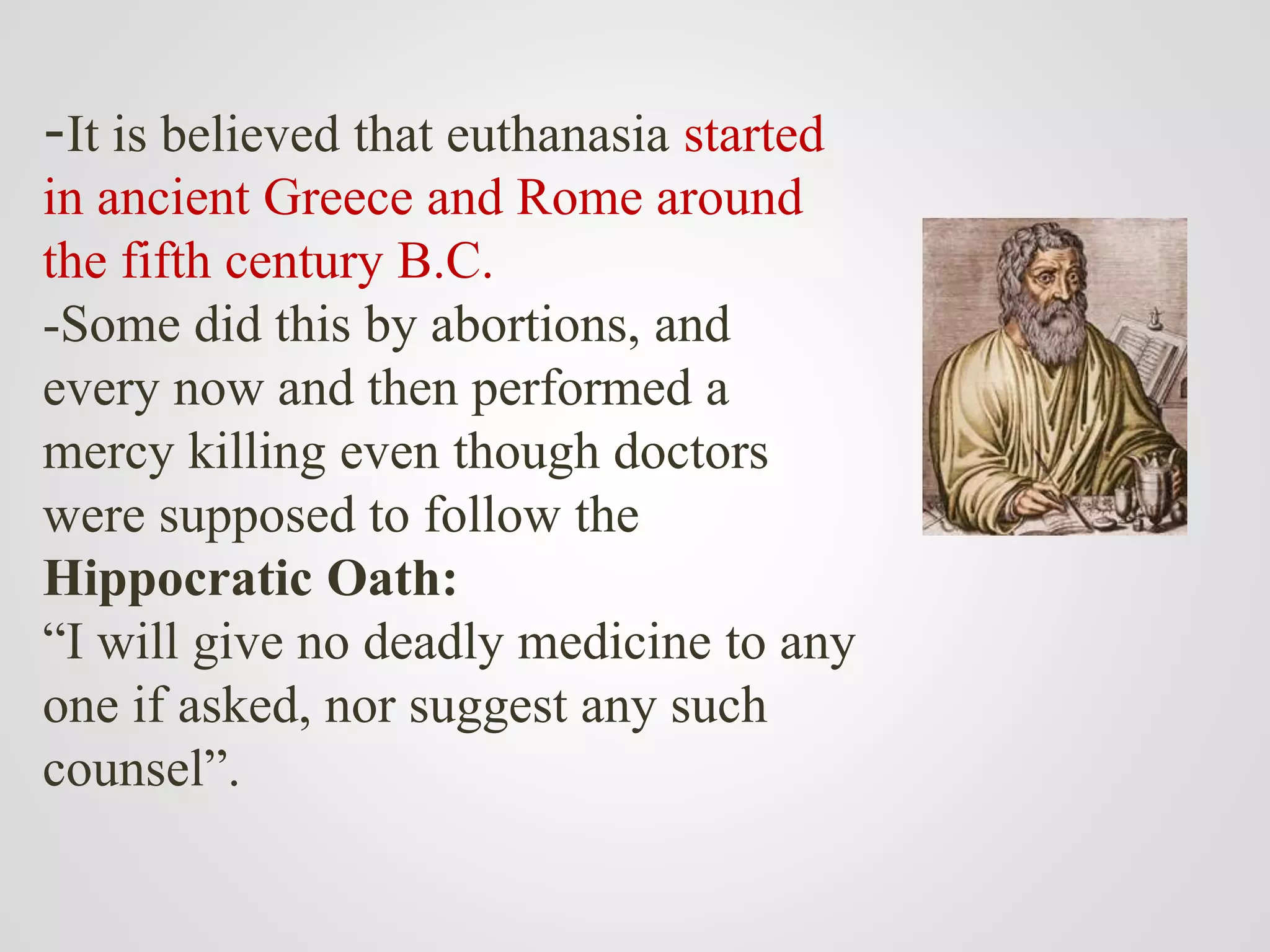 Euthanasia ppt | PPTX