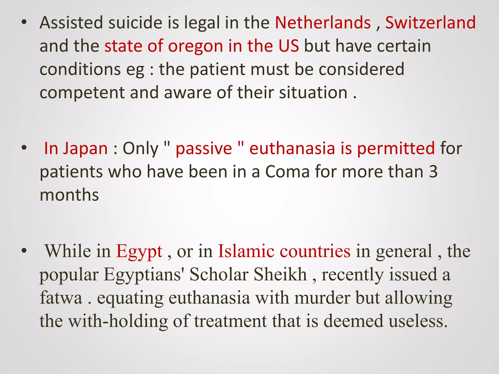Euthanasia ppt | PPTX