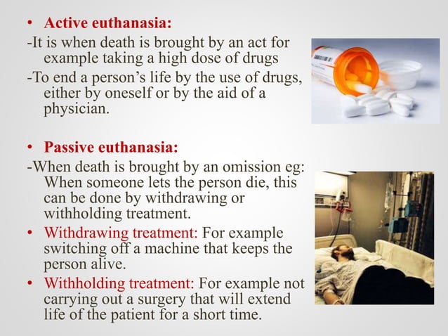 Euthanasia ppt | PPTX | First Aid | Injuries