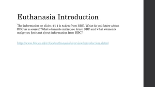 Euthanasia intro rb what is euthanasia 2001 | PPT