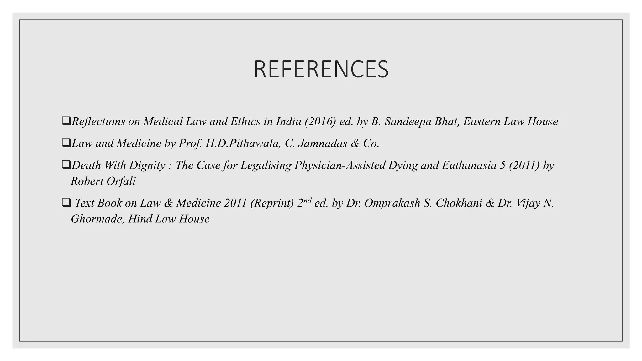 Introduction to Euthanasia – Medically Assisted Murder or Mercy Killing ...