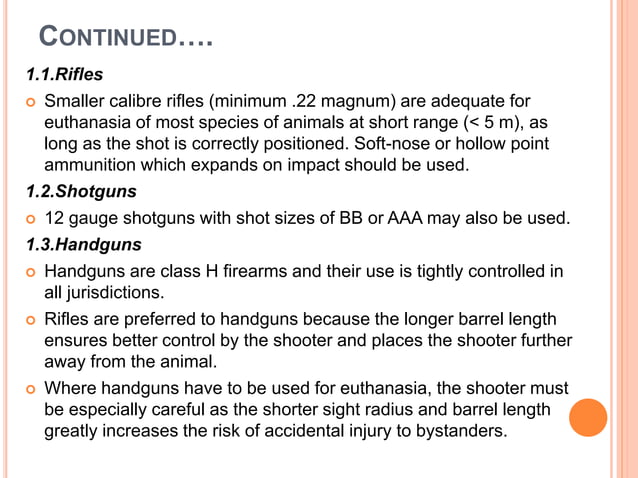 Euthanasia of experimental animals | PPTX