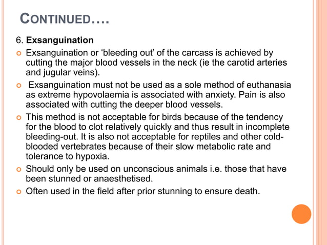 Euthanasia of experimental animals | PPTX
