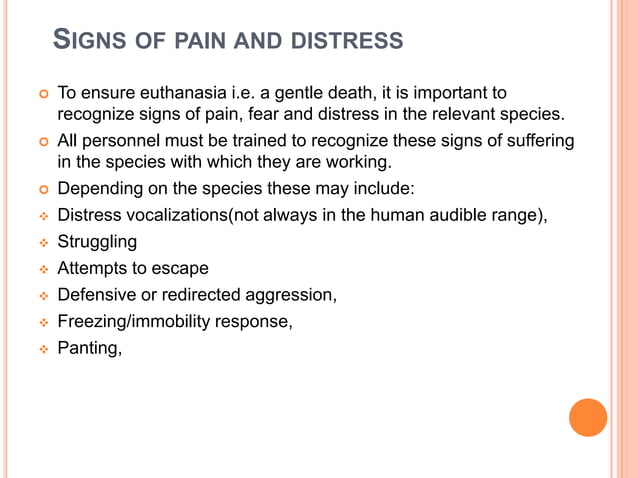 Euthanasia of experimental animals | PPTX