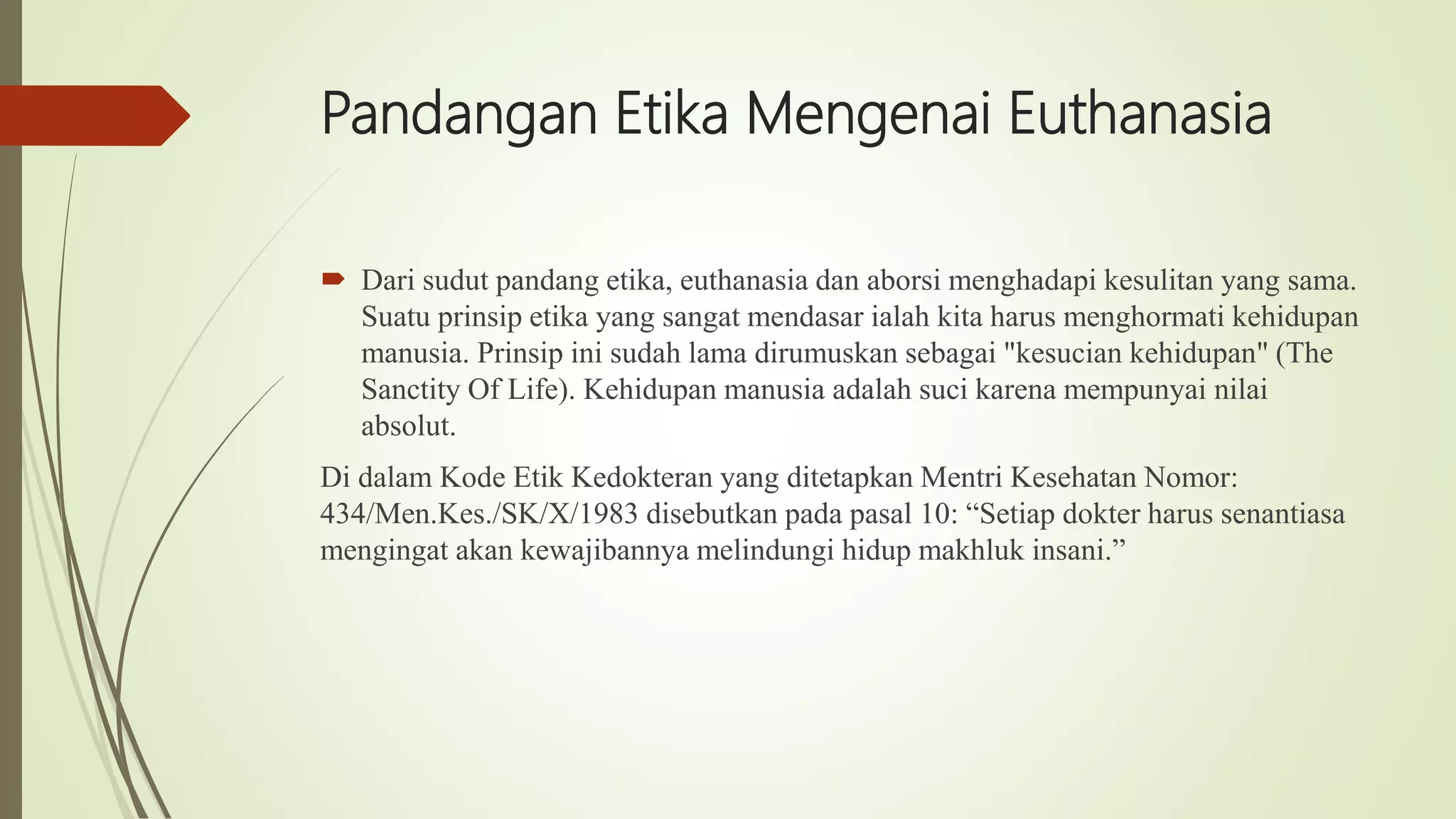 Euthanasia PPT | PPTX