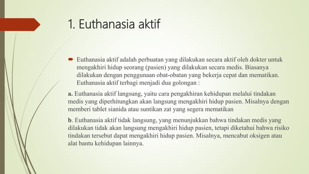Euthanasia PPT | PPTX