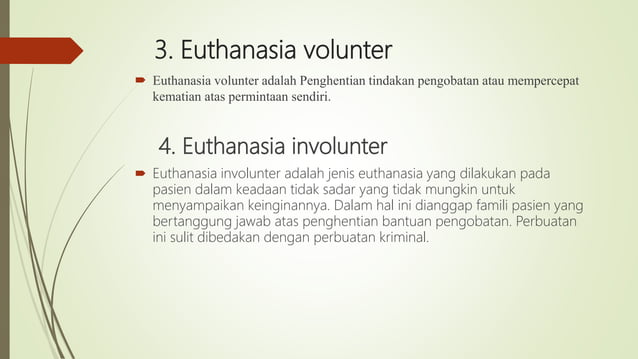 Euthanasia PPT | PPTX