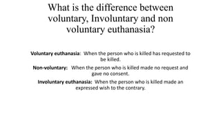 Euthanasia presentation | PPTX