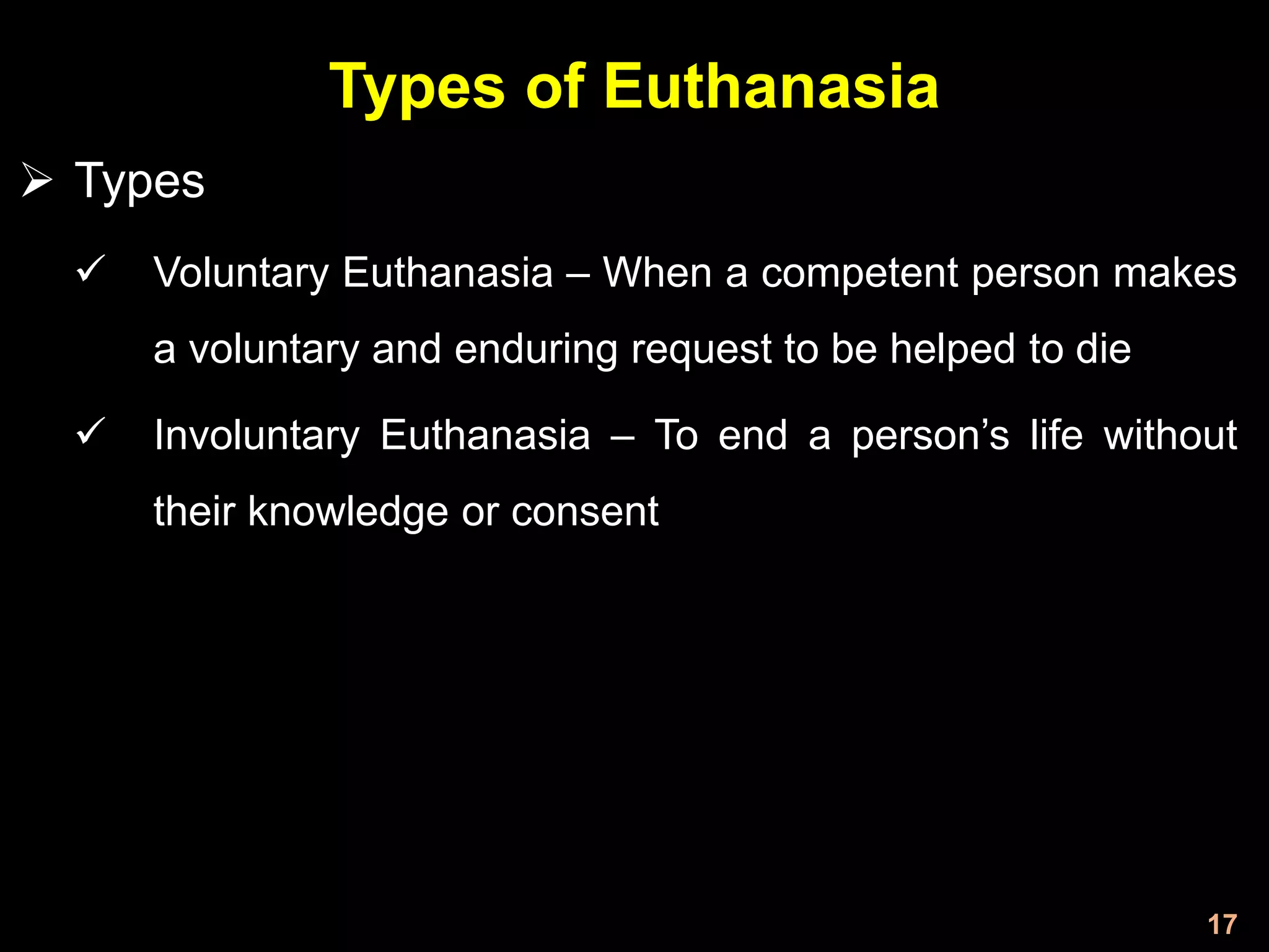 Euthanasia presentation | PPTX