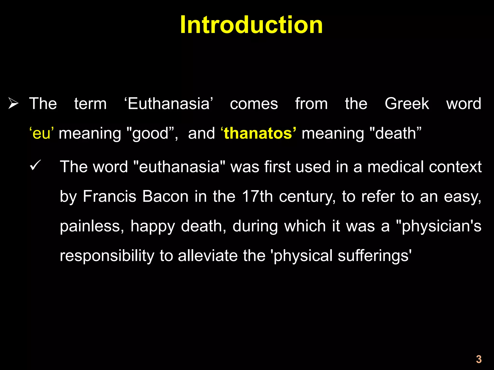 Euthanasia presentation | PPTX
