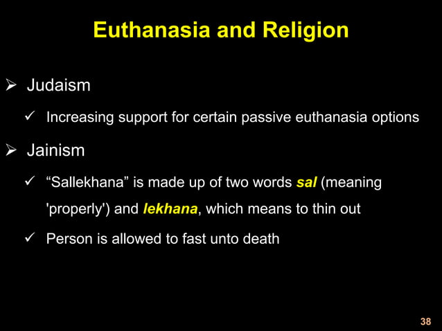 Euthanasia presentation | PPTX | Pharmaceutical Drugs | Medical Health