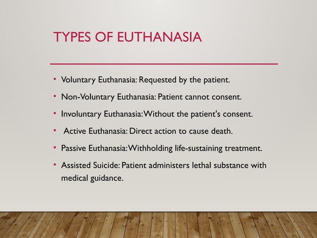 Euthanasia topic power point pptxx study | PPT