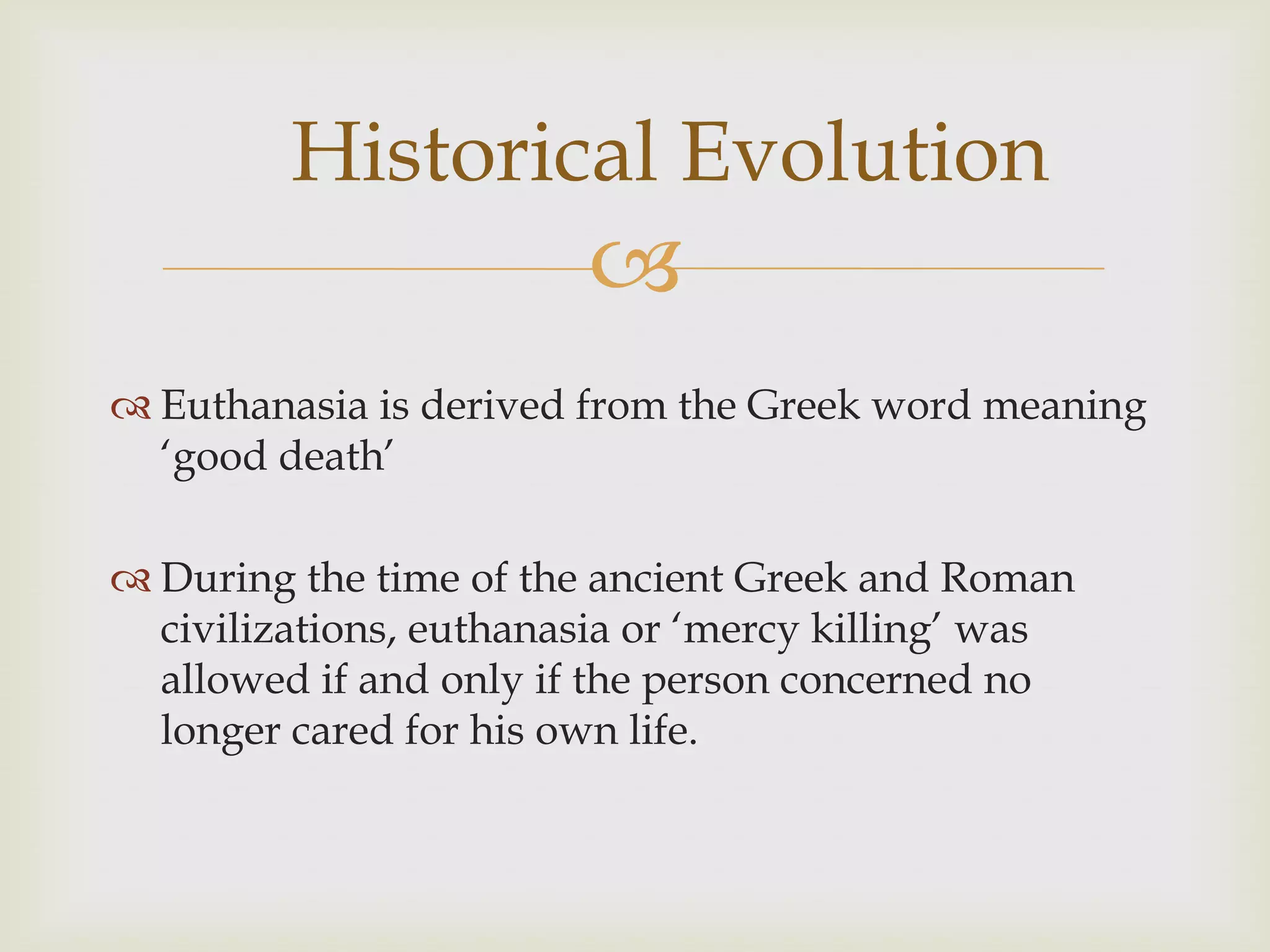 Euthanasia & right to life | PPTX