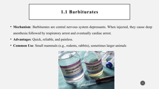 Euthanasia in Biomedical Research: Methods, Ethics, and Regulatory Standards | PPTX