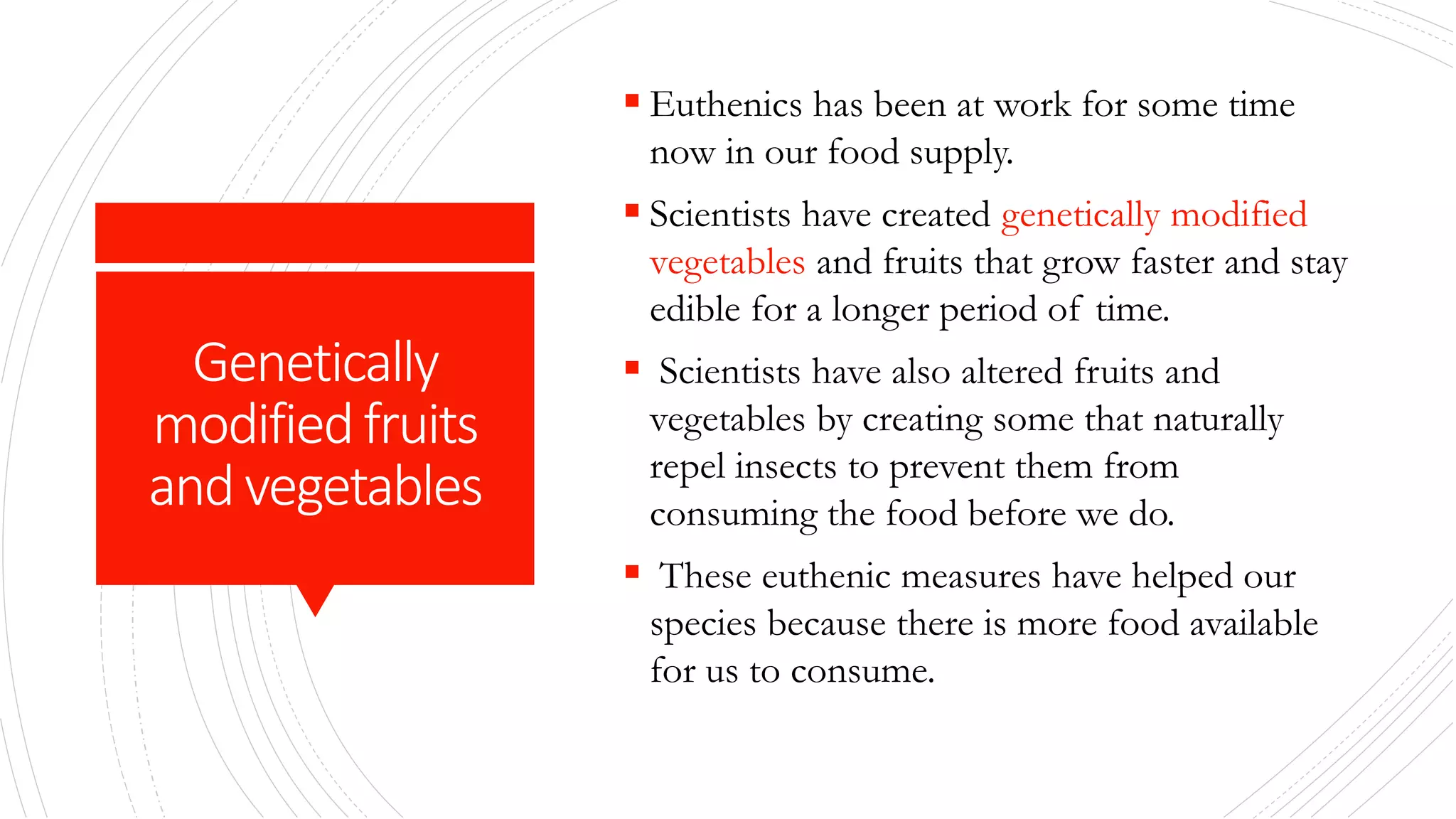 Euthenics eugenics and genetic counselling | PPTX