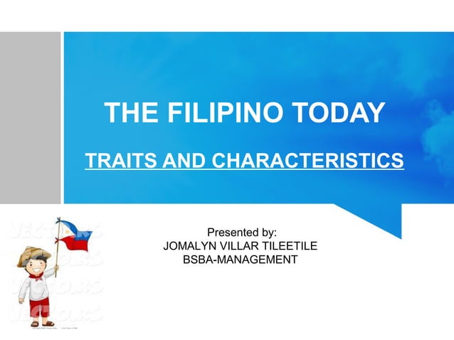 Filipino Traits and Characteristics | PPT